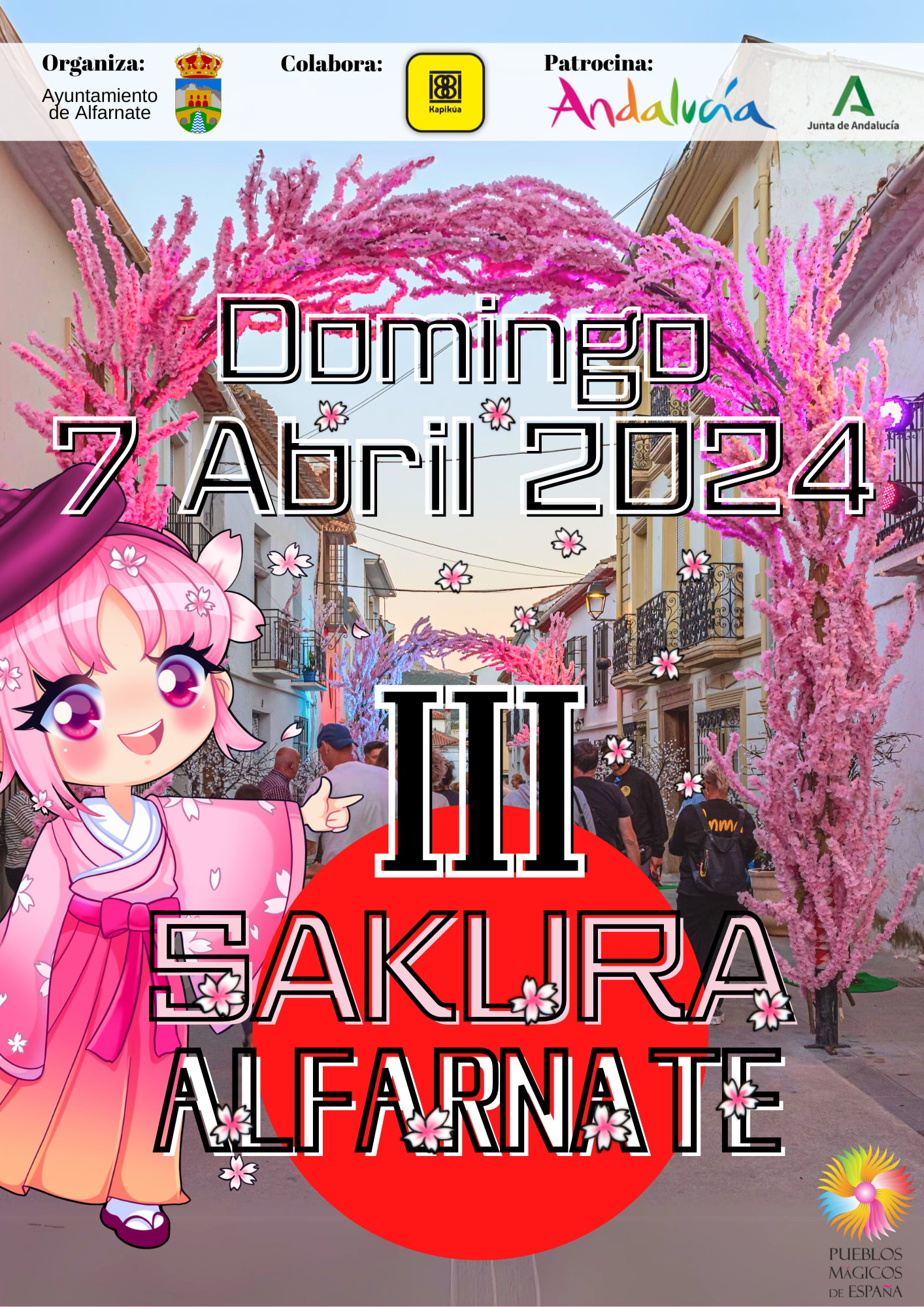 Programación e inscripciones III Sakura Alfarnate - Alfarnate